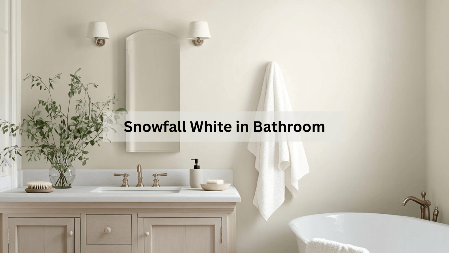 Reviewing Benjamin Moore Snowfall White (2144-70) - Minimal And Modern