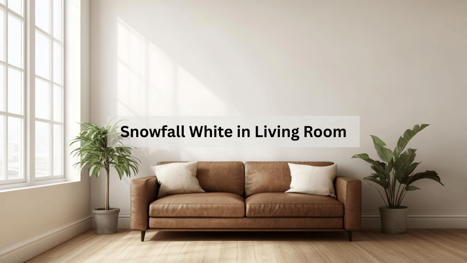 Reviewing Benjamin Moore Snowfall White (2144-70) - Minimal And Modern