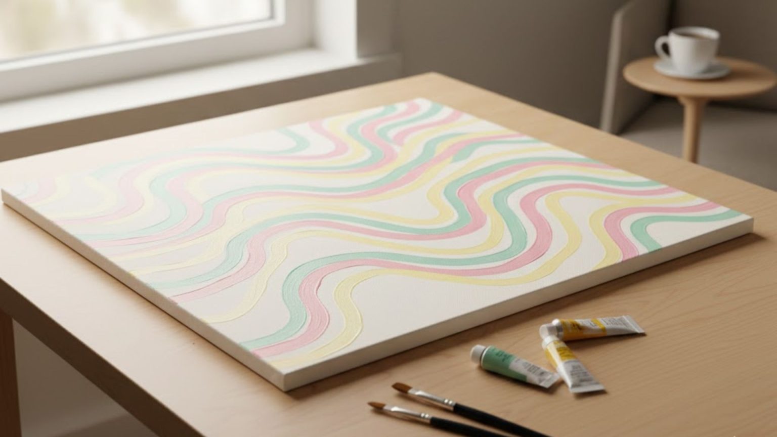 35 Simple Painting Ideas for Your First Canvas - Minimal And Modern