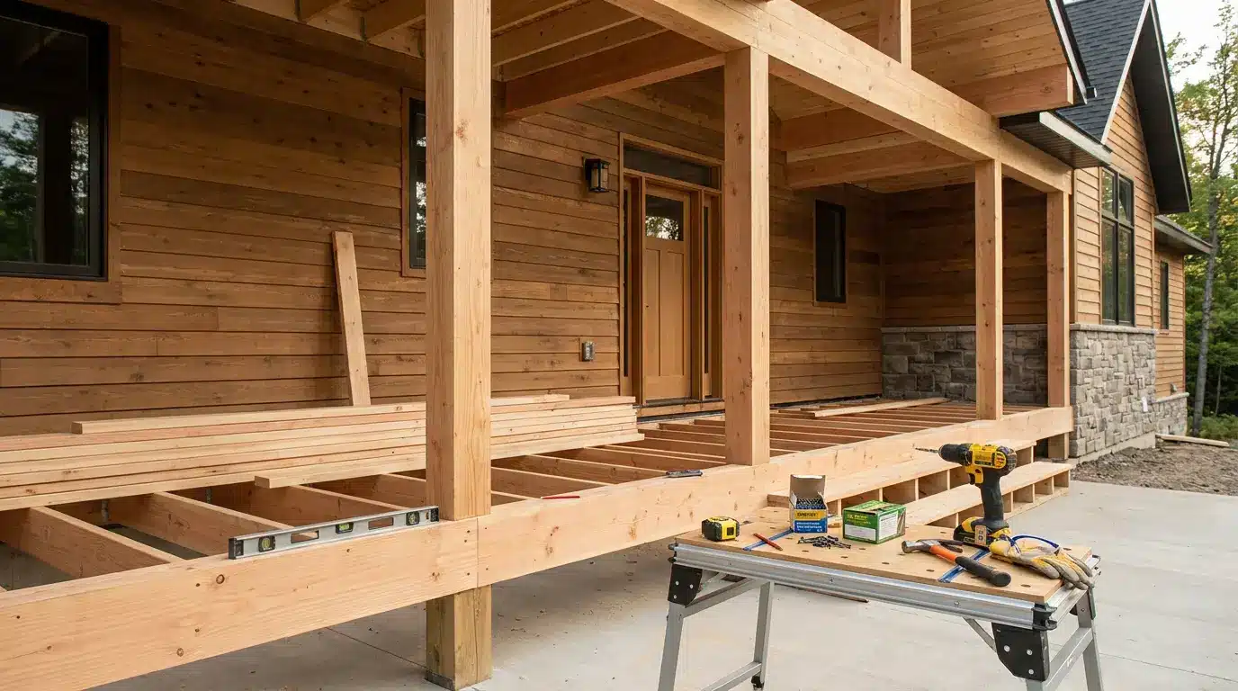 How to Build a Porch the Right Way from Start to Finish
